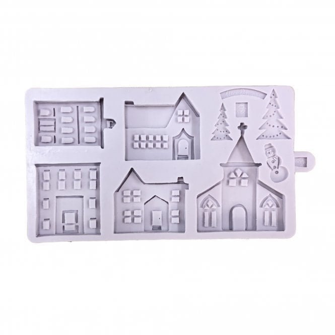 Molde winter village – Doces Tentações – Cake Design